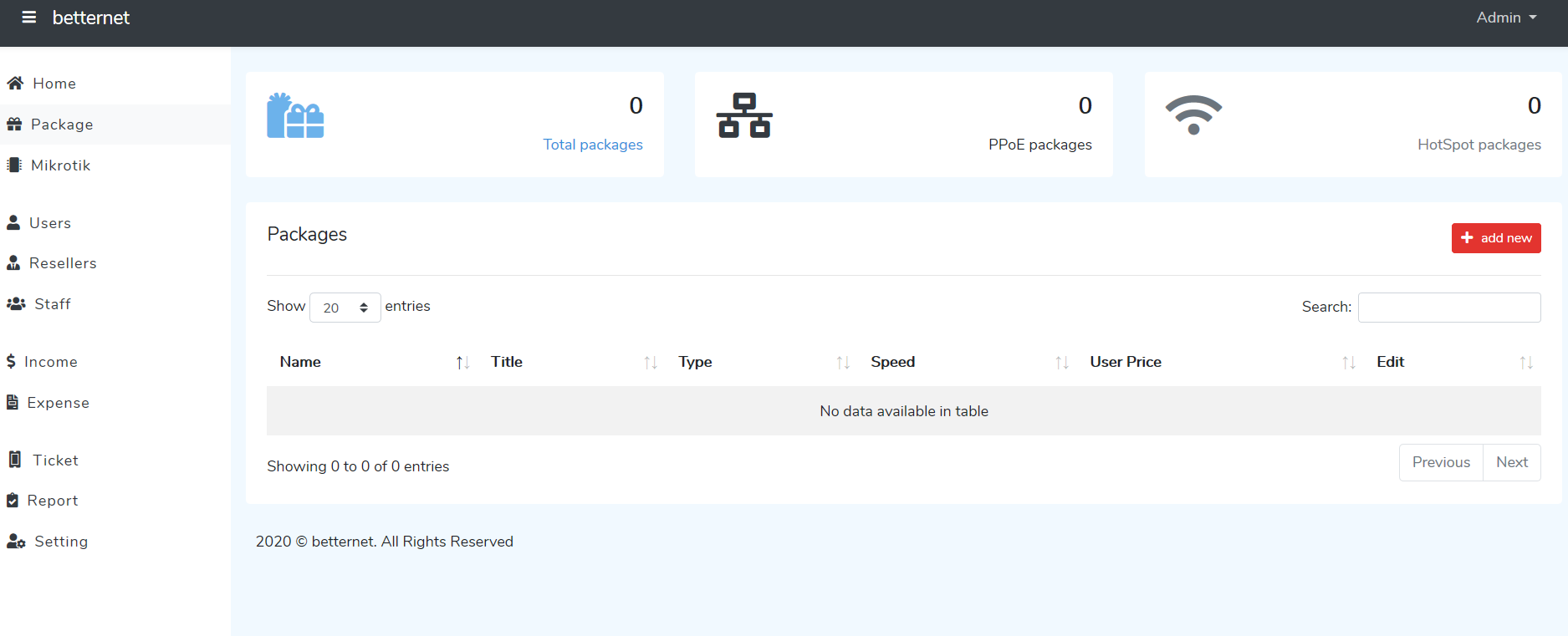 betternet - ISP Management System with Mikrotik API by sajalahsan